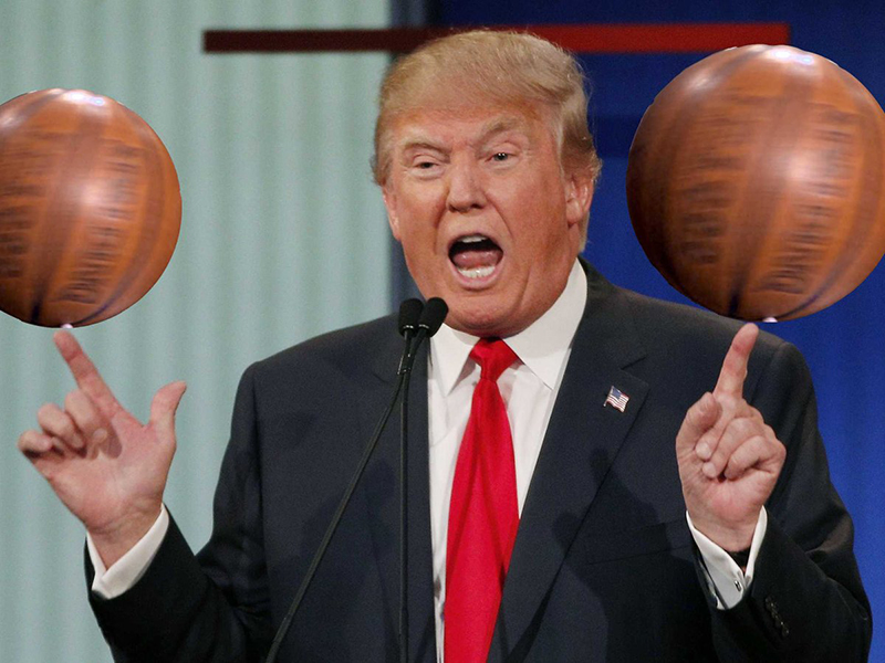 ¿Donald Trump jugando basquetbol? | Viva Basquet